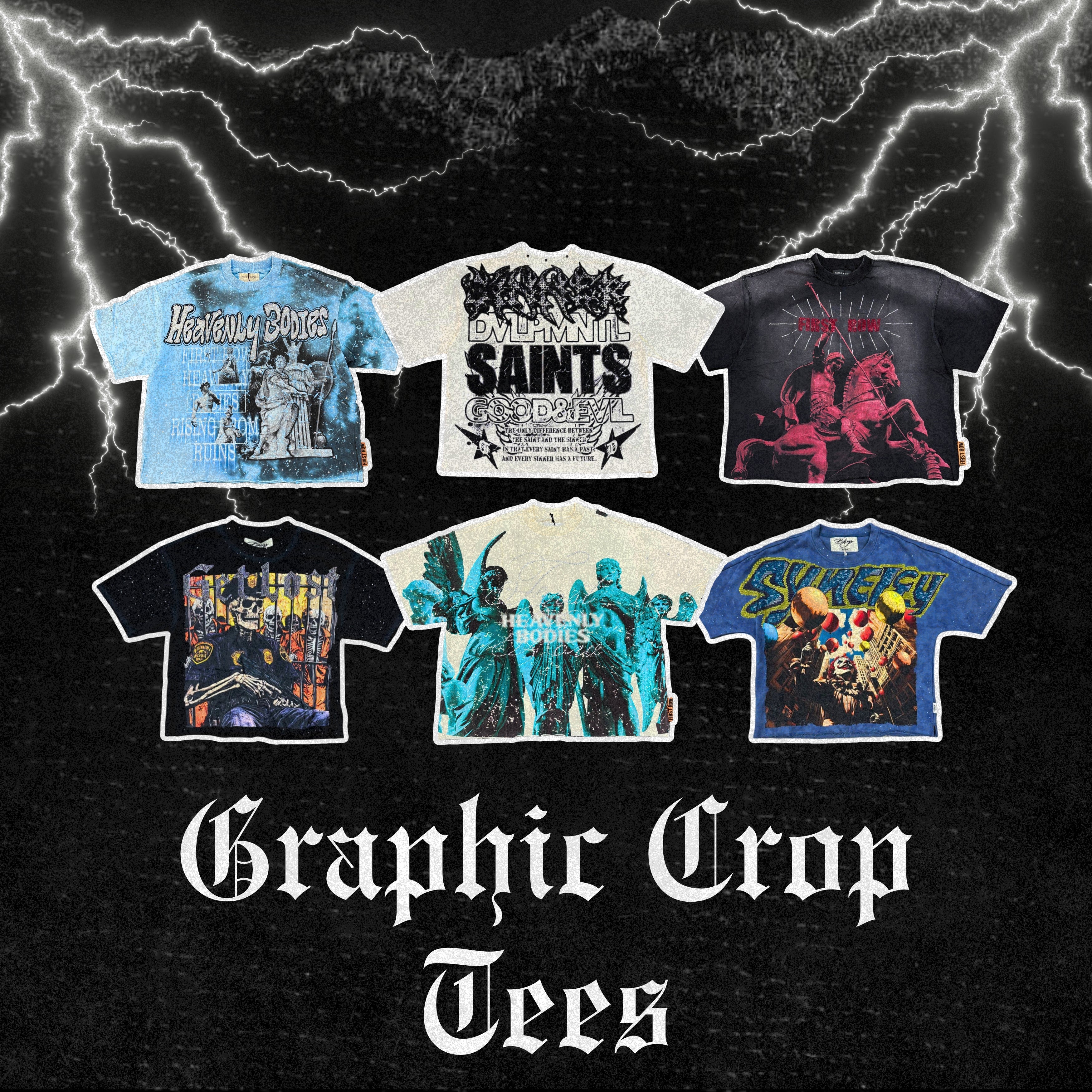 Graphic Cropped Tee – K MOMO