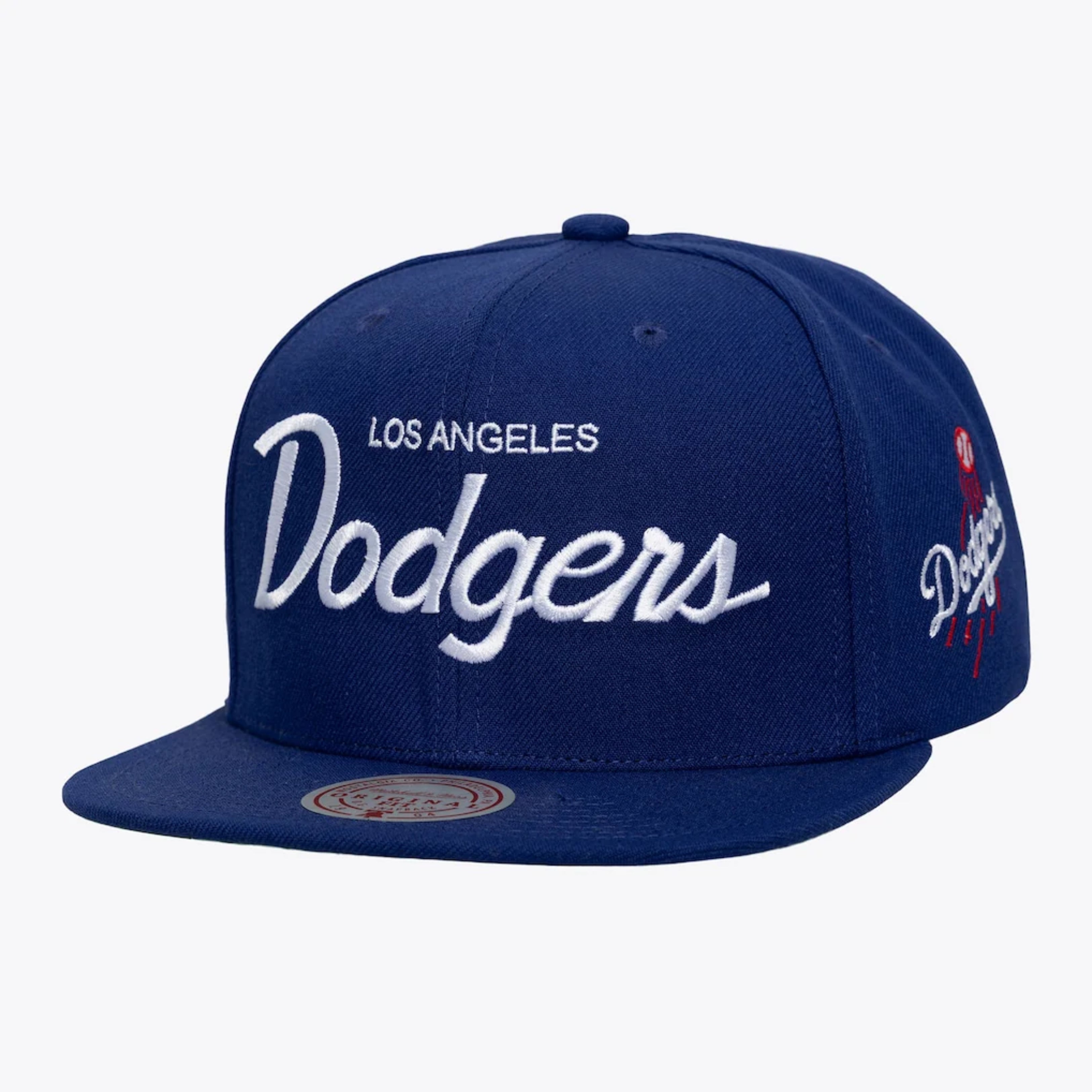 Mitchell & Ness MLB Los Angeles Dodgers Royal Head Coach Snapback Hat ...